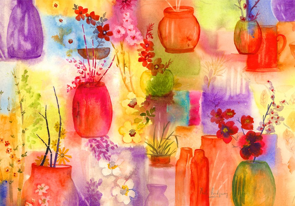 生け花 | ニーラ・プシュパラジ